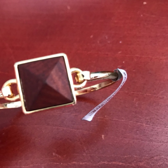 J. Crew | Jewelry | Jcrew Wood Detail Cuff Bracelet B574 | Poshmark